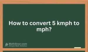 5 kph to mph | 5 km to mph