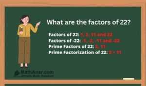 Factors of 22