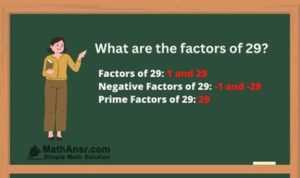 Factors of 29