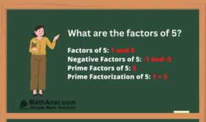 Factors of 5