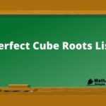 List of Perfect Squares