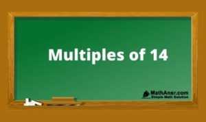 Multiples of 14