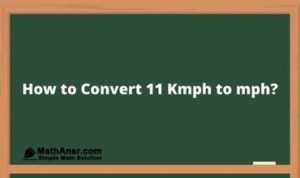 11 kph to mph | 11 km to mph