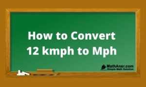 12 kph to mph | 12 km to mph